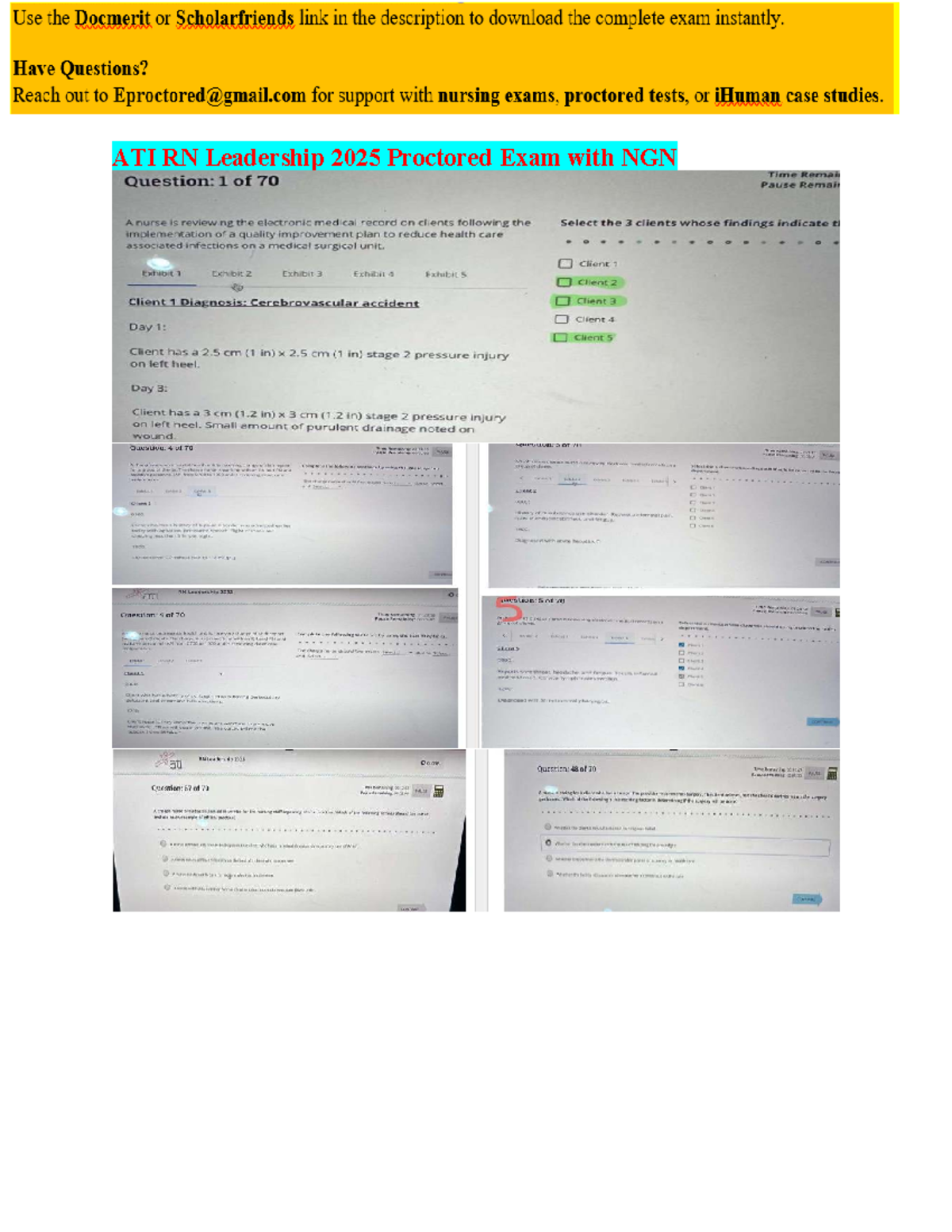 ATI RN Leadership 2025 Proctored Exam: Team Collaboration ...