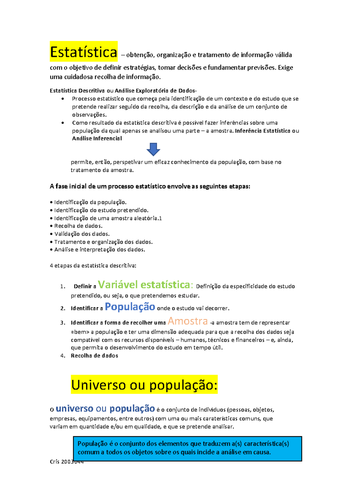 Estatística I e II: Fundamentos de Análise e Interpretação de Dados ...