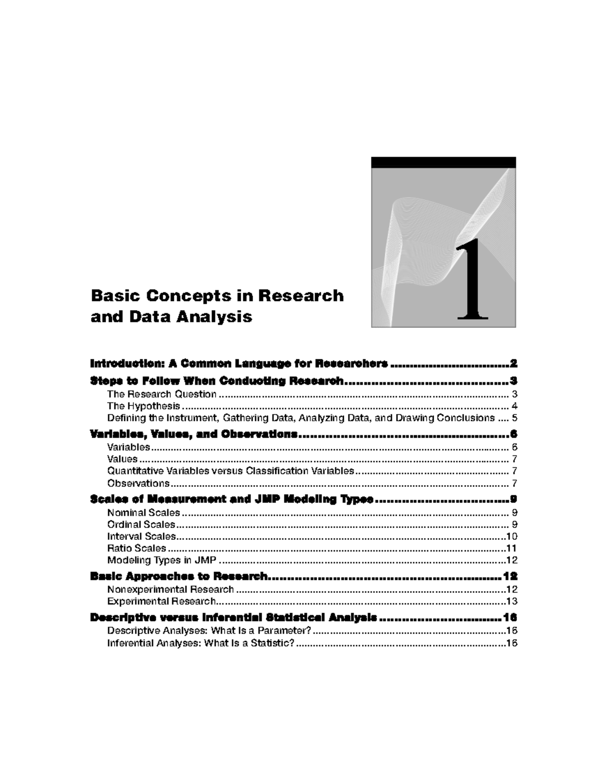 Research Methods and Data Analysis Concepts (Course Code: RDA101) - Studocu
