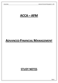 AFM P4 - ACCA - advanced financial management P4 - Studocu