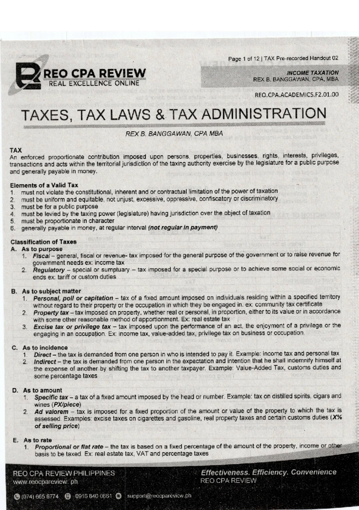 Module 4 - Sources OF Income - INSTITUTE OF ACCOUNTS BUSINESS AND ...