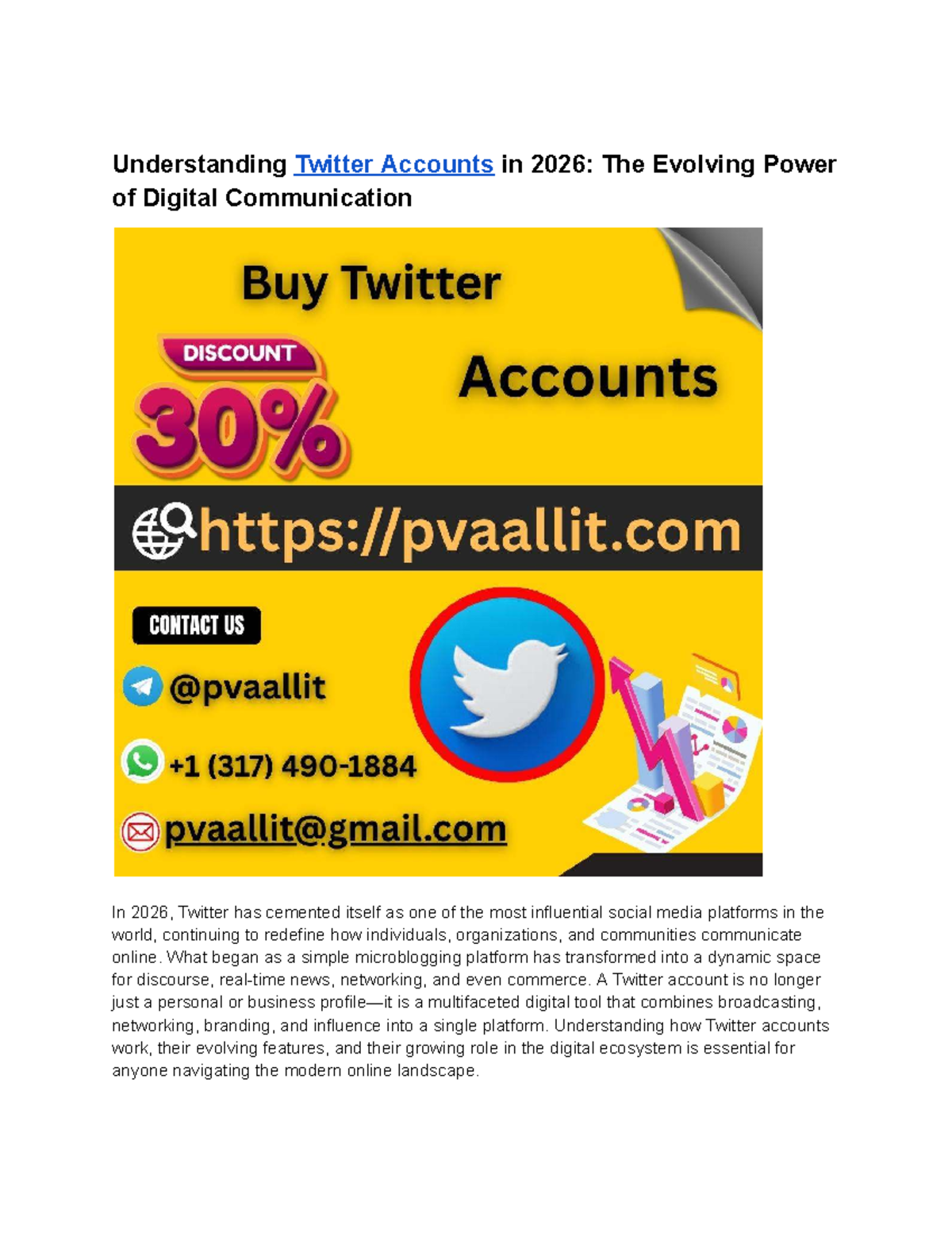 Understanding Twitter Accounts in 2026: Digital Communication Evolution ...