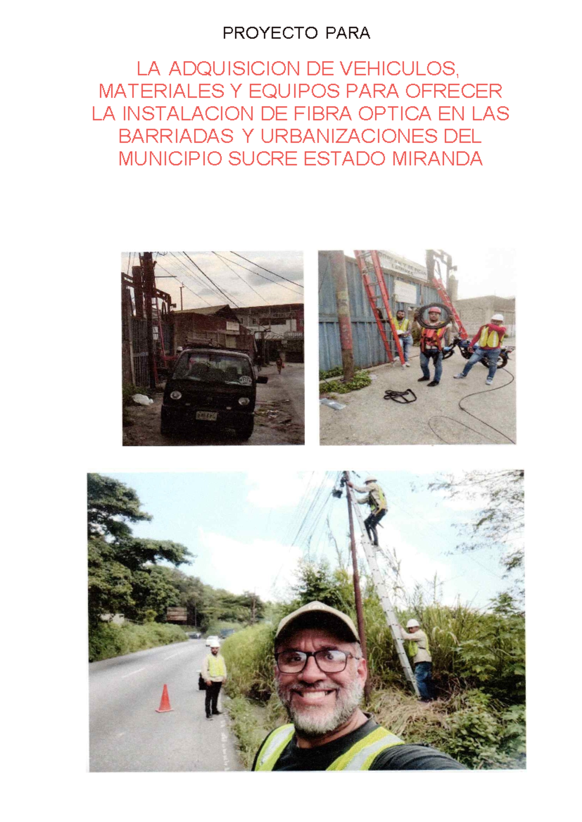 Proyecto de Instalación de Fibra Óptica en Municipio Sucre (Venezuela ...