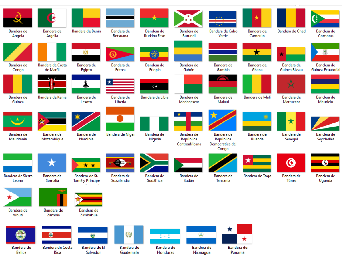 Banderas de África - abcd - Studocu