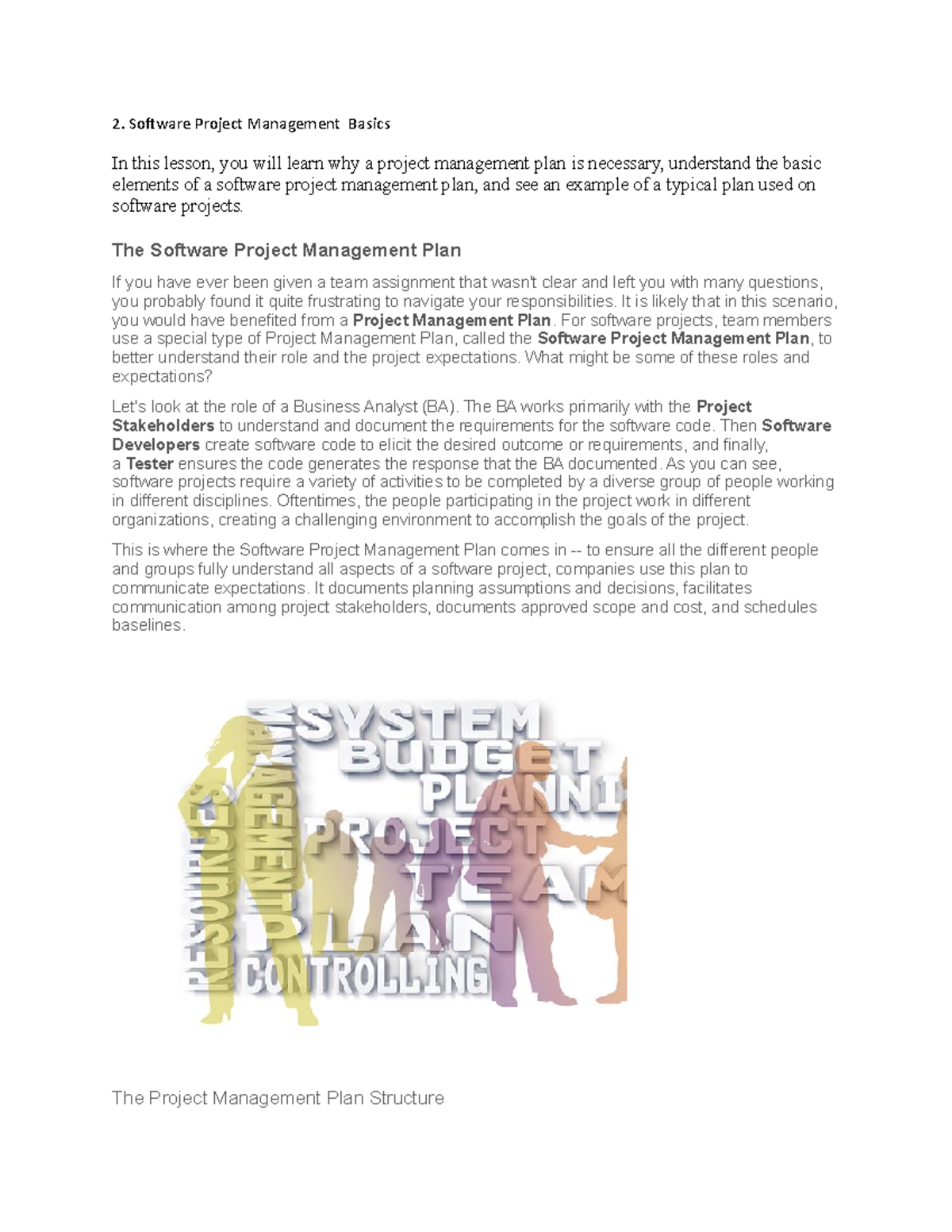 2b Software project Management - Software Project Management Basics In ...