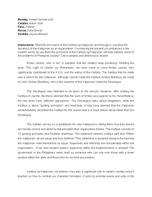 JOSE- Rizal - Retraction - PRO-RETRACTION KEYPOINTS Standard Comparison ...