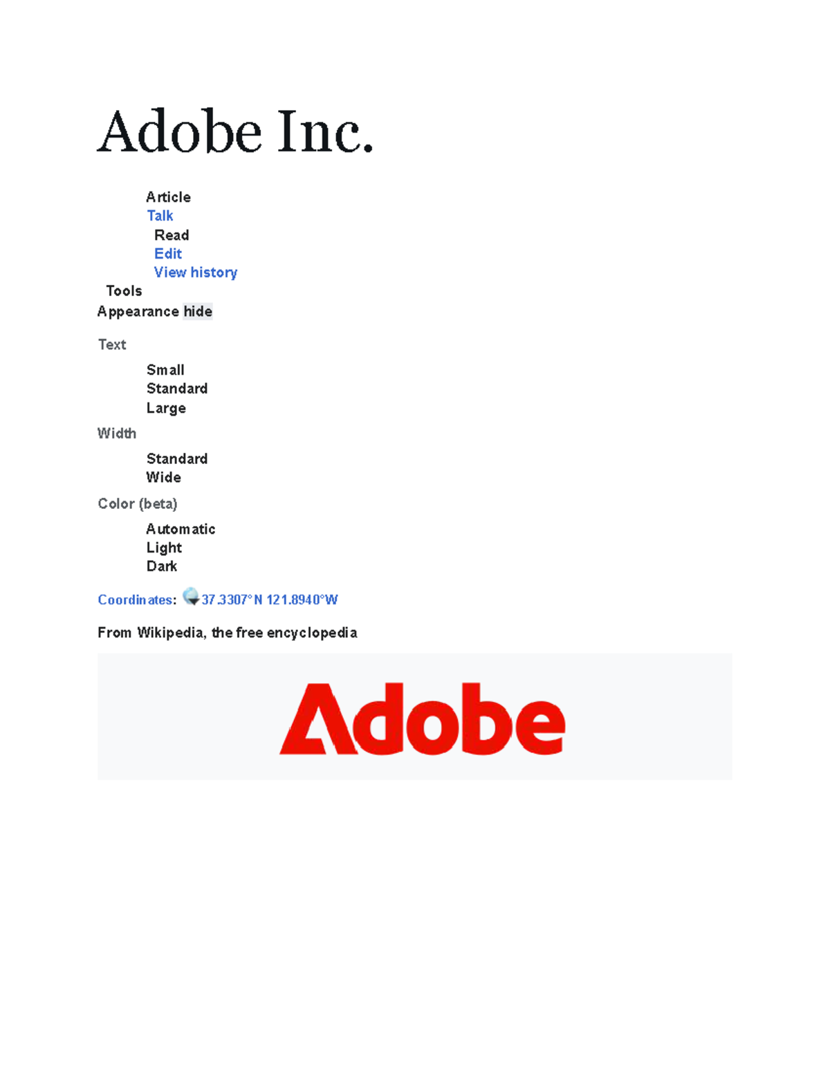 Adobe Inc. Overview: History, Products, and Market Impact - Studocu