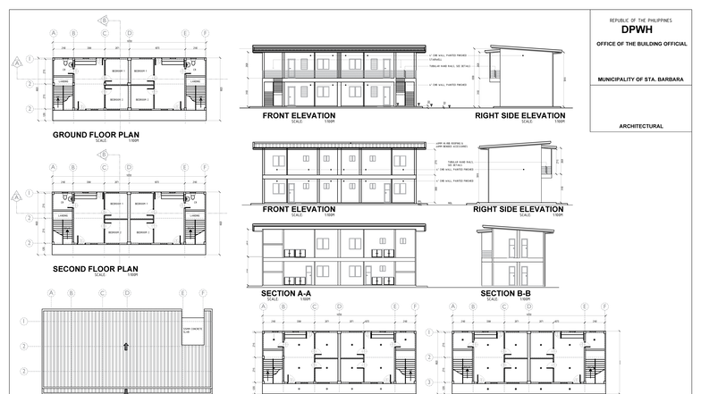 Proposed Two Storey Building Plans - A2 - Studocu