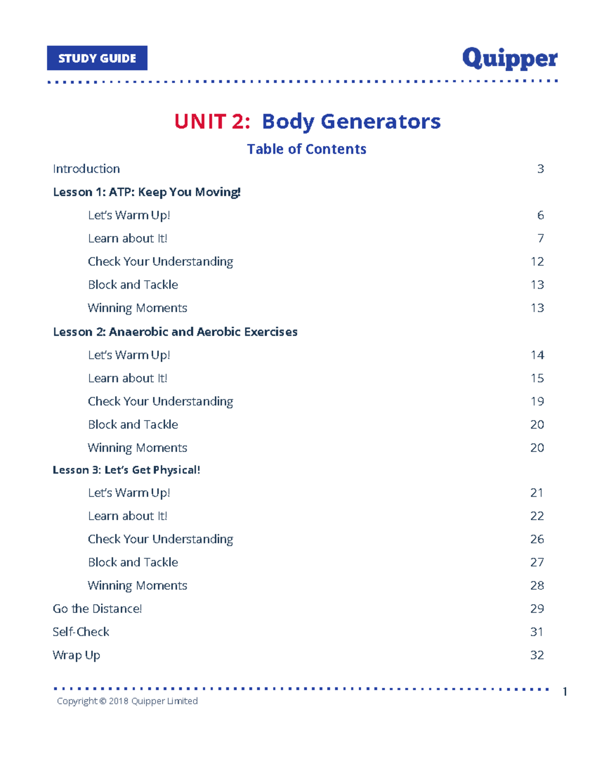 PEH 11 Unit 2: Understanding Body Energy Systems and Exercises - Studocu