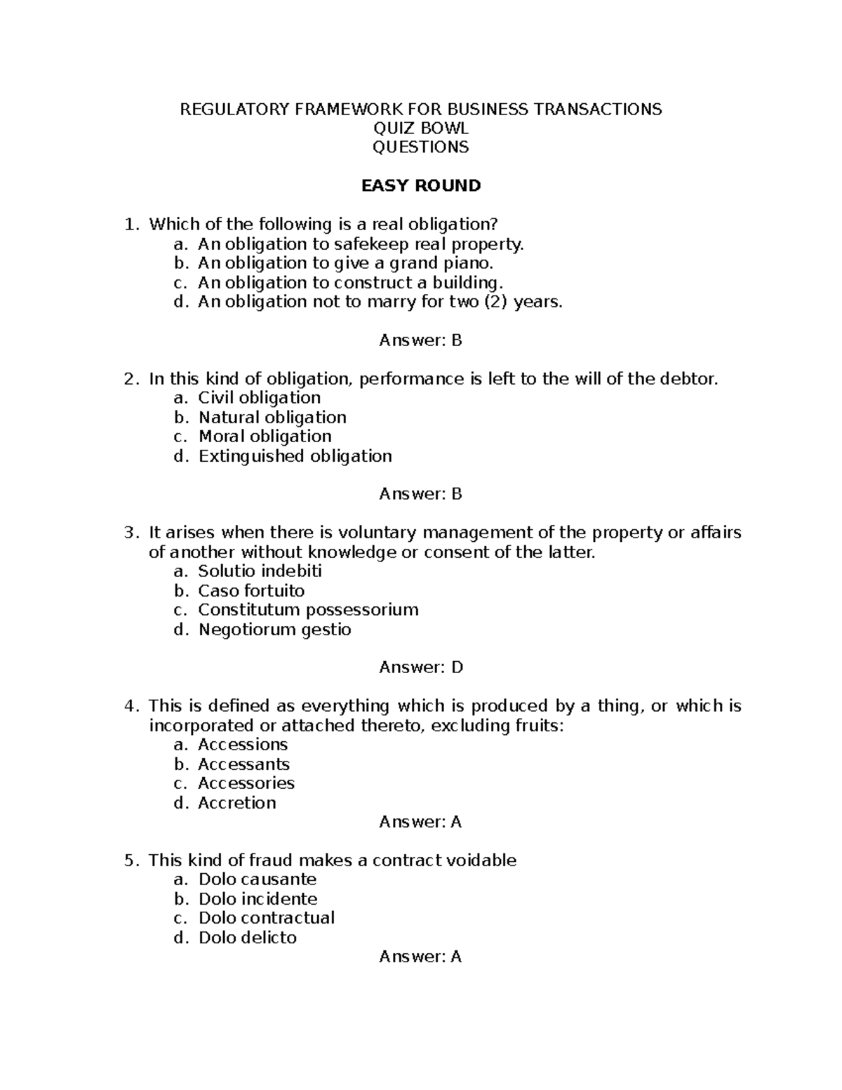 Energy Cup-Questions - This is a test bank for RFBT which will test ...