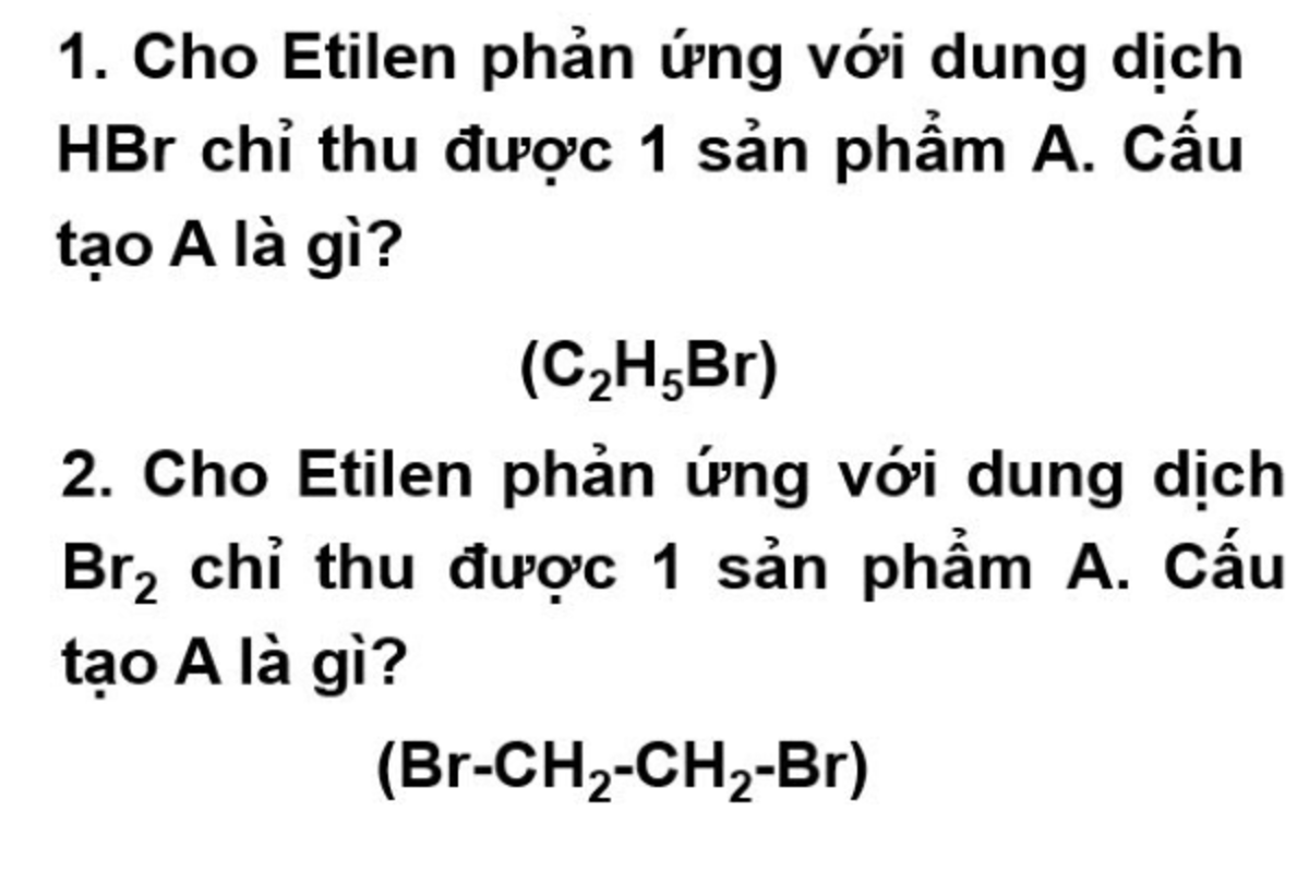 Ôn tập cuối kì hóa hữu cơ CHE 203 D - 1. Cho Etilen phàn úng vói dung ...