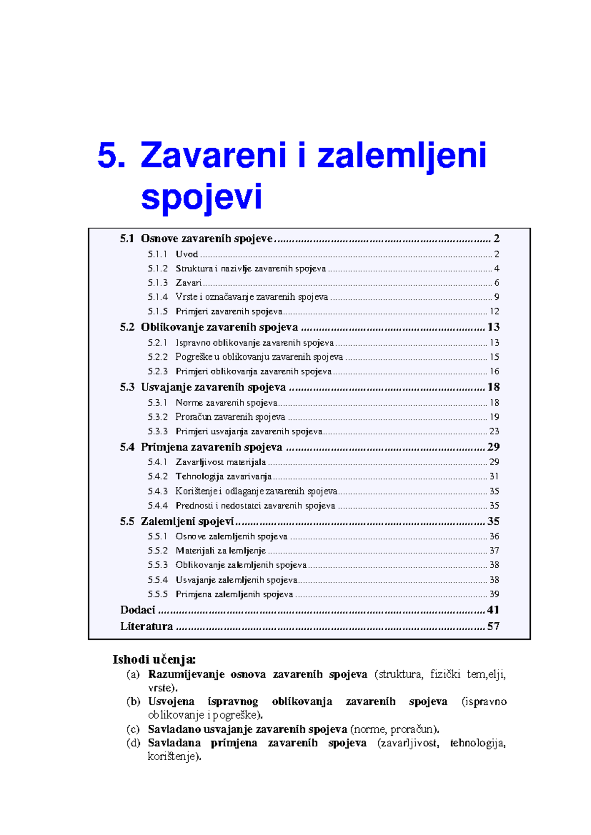 05-Zavareni i Zalemljeni Spojevi: Osnove i Primenjivost - Studocu