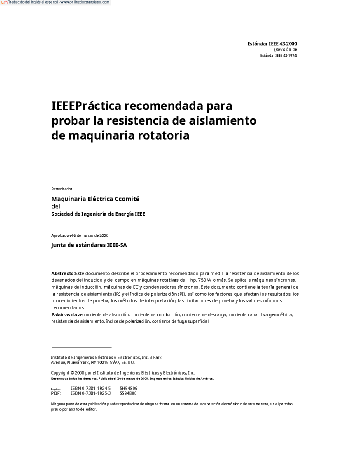IEEE 43-2000 - adlkf - Estándar IEEE 43- (Revisión de Estándar IEEE 43 ...