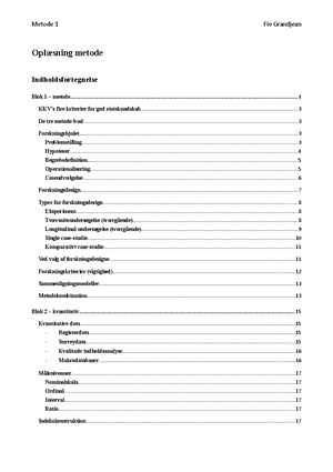 [Solved] Hvad er variationsbredde - Metode (410142U010) - Studocu