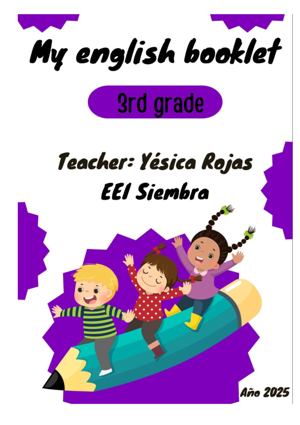 Cuadernillo de inglés 2025. 3° grado siembra - 1. 1. VOCABULARY 2. LOOK ...