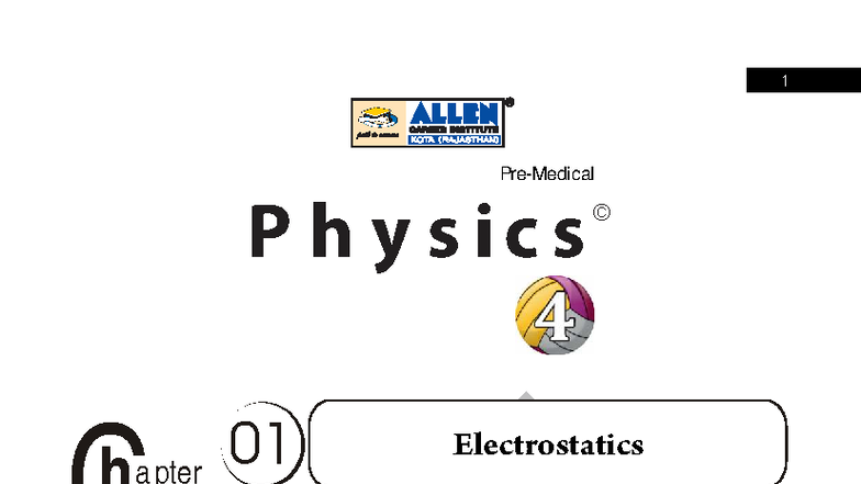Electrostatics: Key Concepts and Principles for Physics 1.2 - Studocu