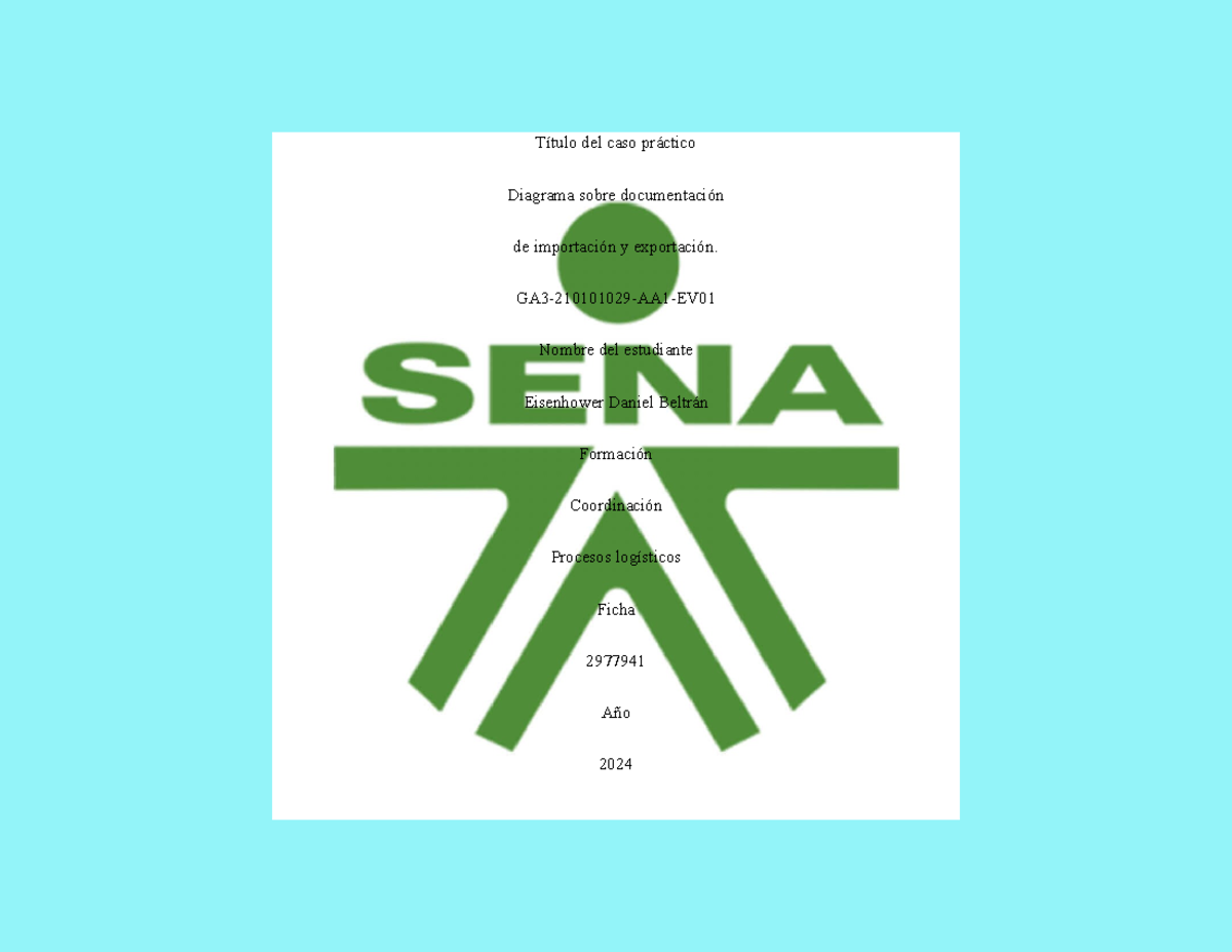 Diagrama de Documentación para Importación y Exportación - GA3-210101029-AA1-EV01 - Studocu