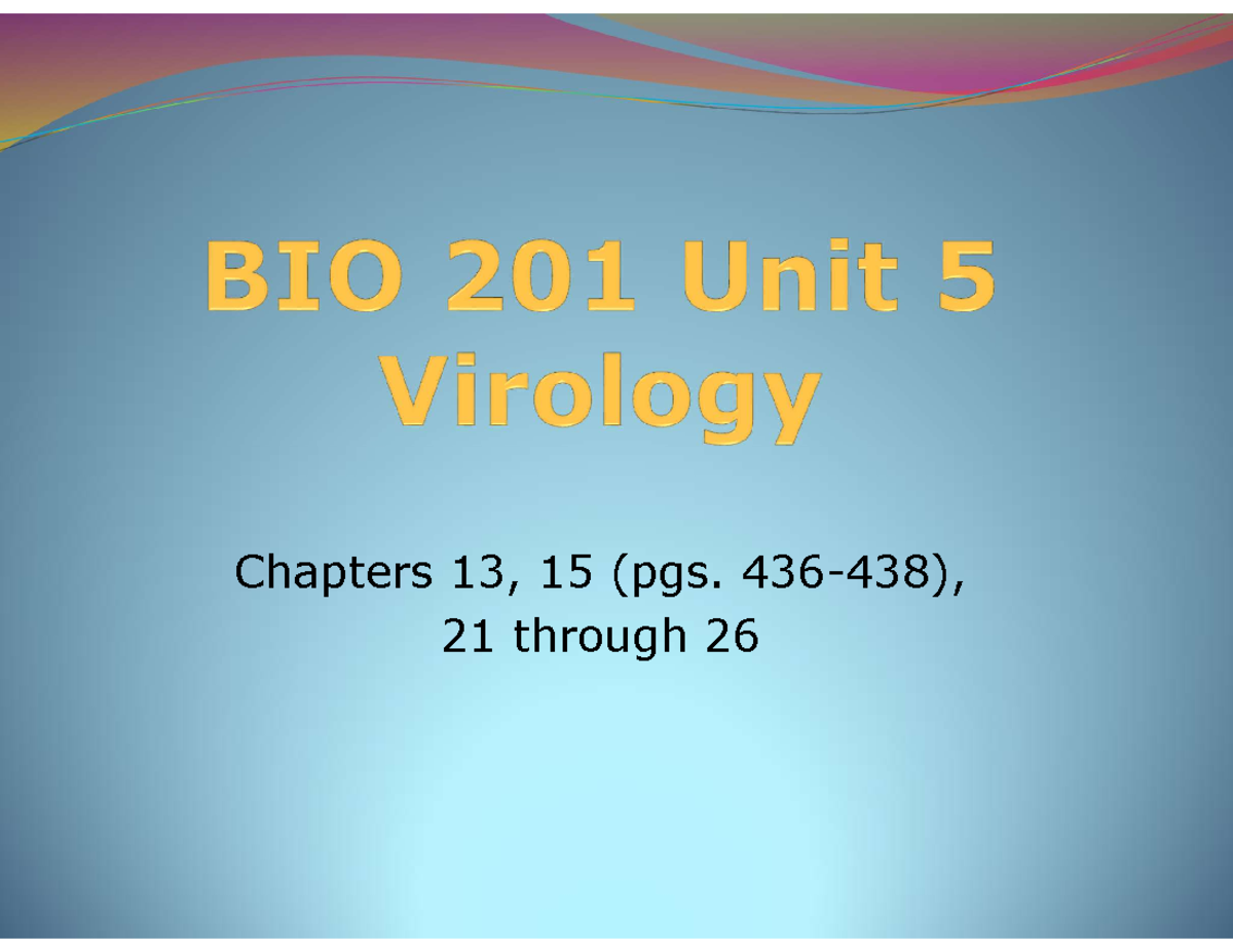Classification of Animal Viruses: Nucleic Acids Overview (BIOL 101 ...
