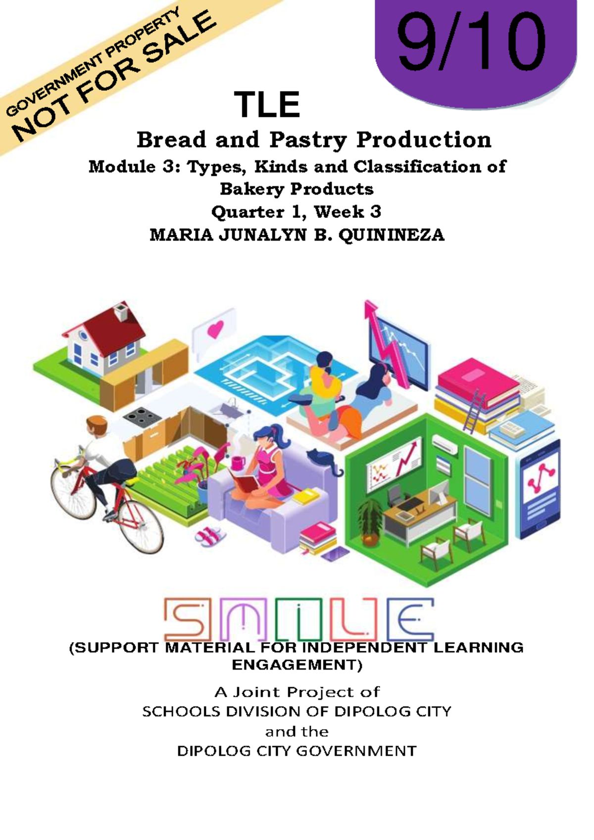 TLE9 Q1 W3 BPP - Module on Types & Classification of Bakery Products ...