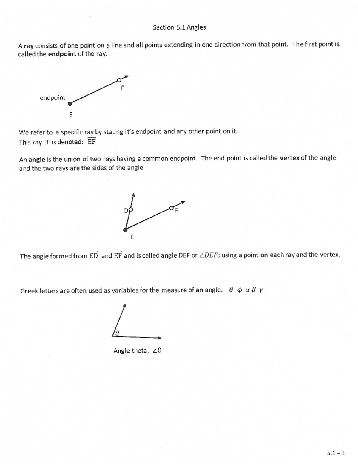 Final Exam Study Guide for ABC123: Understanding Angles and Radians ...