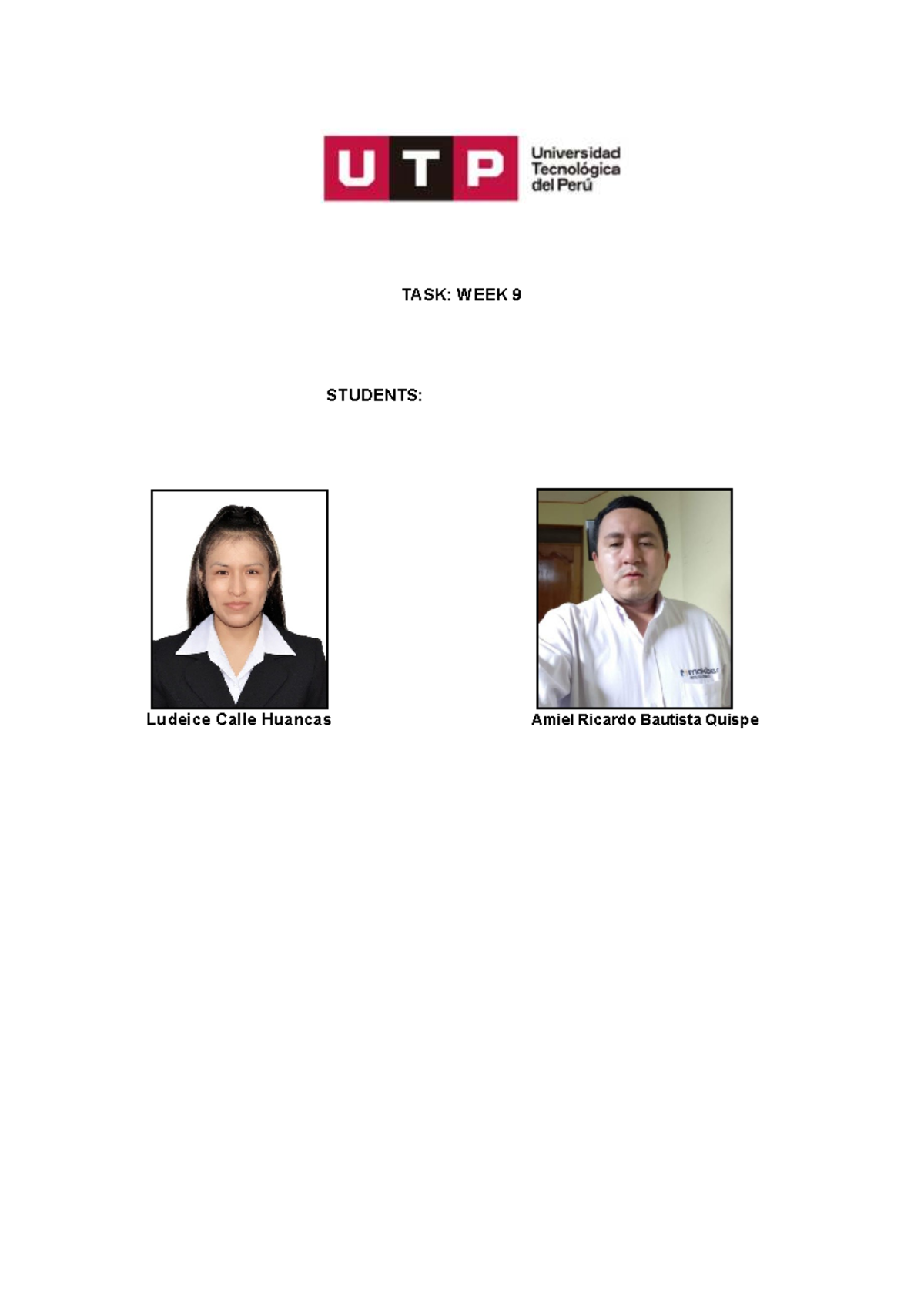 WEEK 9 Task Overview and Student Contributions - Studocu