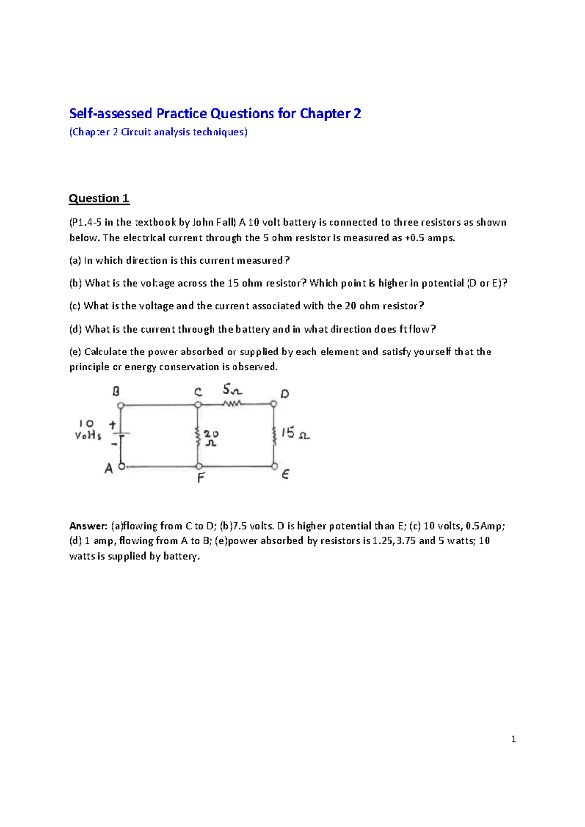 ENSC2003 example quesition and solutions - Self-assessed Practice ...