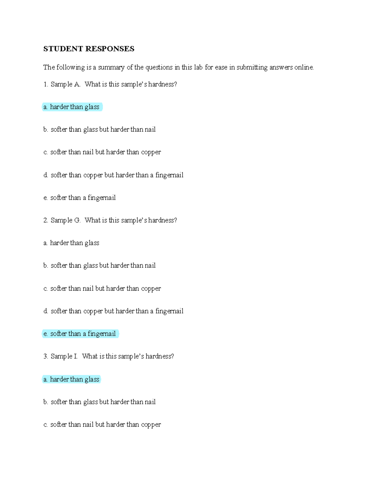 Unit 3 Lab Student Response Sheet (Spr 25) - Studocu
