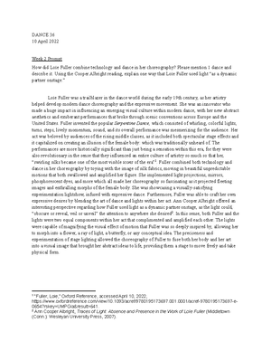 [Solved] In her chapter on Pearl Primus dance scholar Rebekah Kowal ...