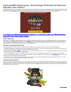 Nucentix VMAX Male Enhancement: A Comprehensive Guide to Performance ...