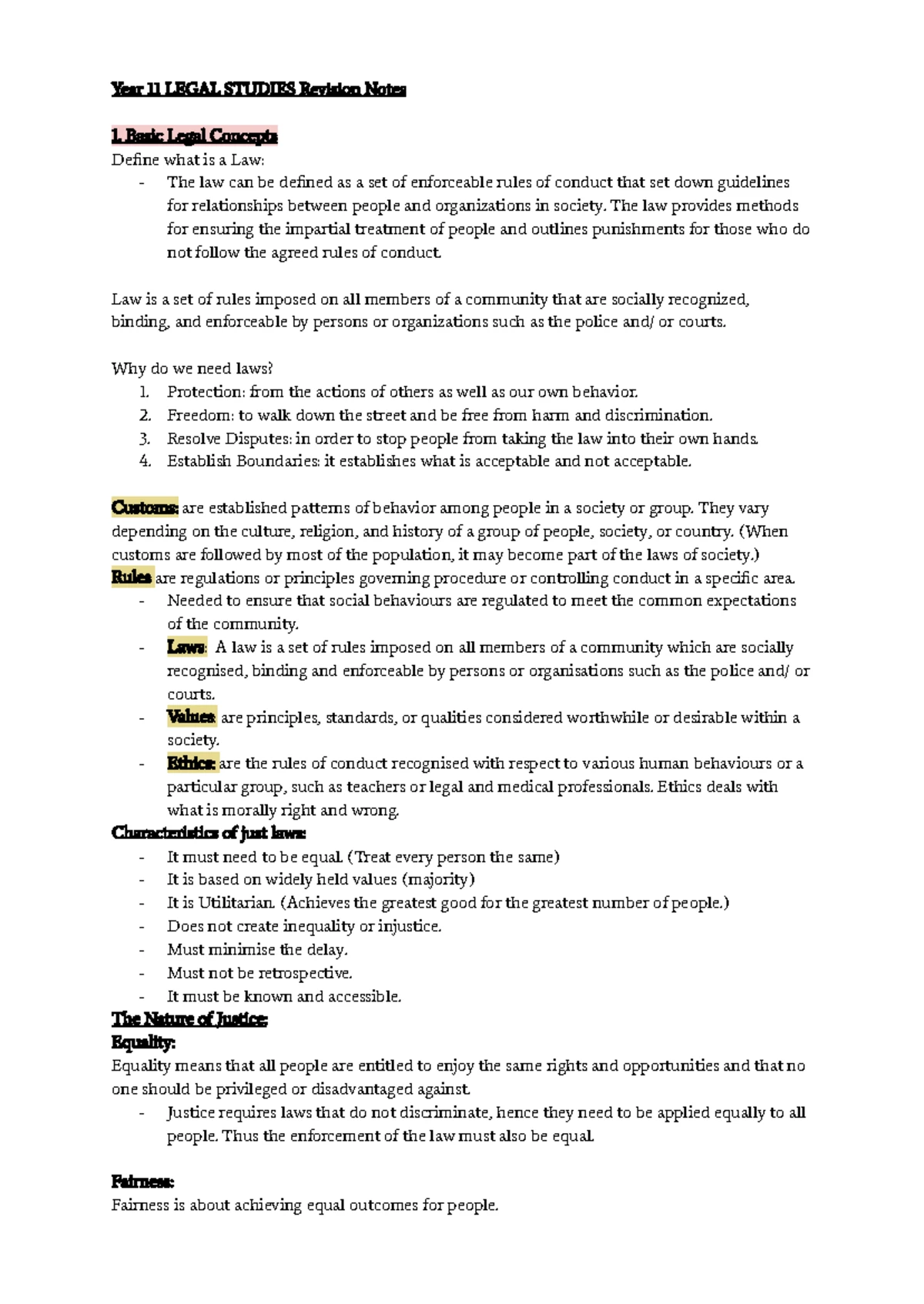 Legal Studies Essay Structure Guide: Essential Writing Techniques - Studocu