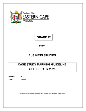 2023 Grade 12 Chapter 5 Notes ON Business Strategies - BUSINESS STUDIES ...