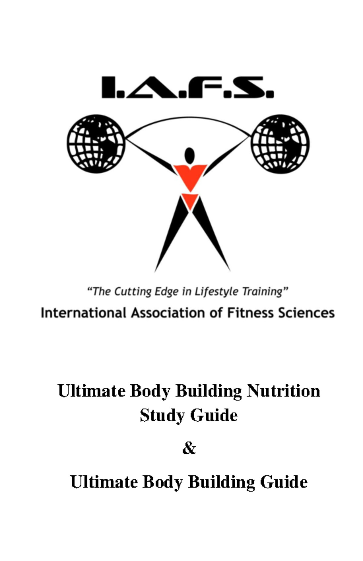 Ultimate Bodybuilding Nutrition Study Guide (IAFS) - Studocu
