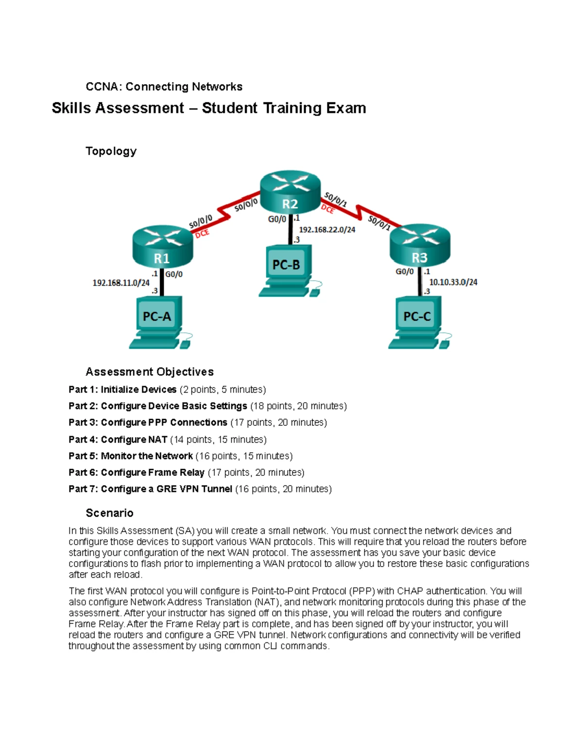 CCNA Cert Practice Exam - A network administrator is reviewing the ...