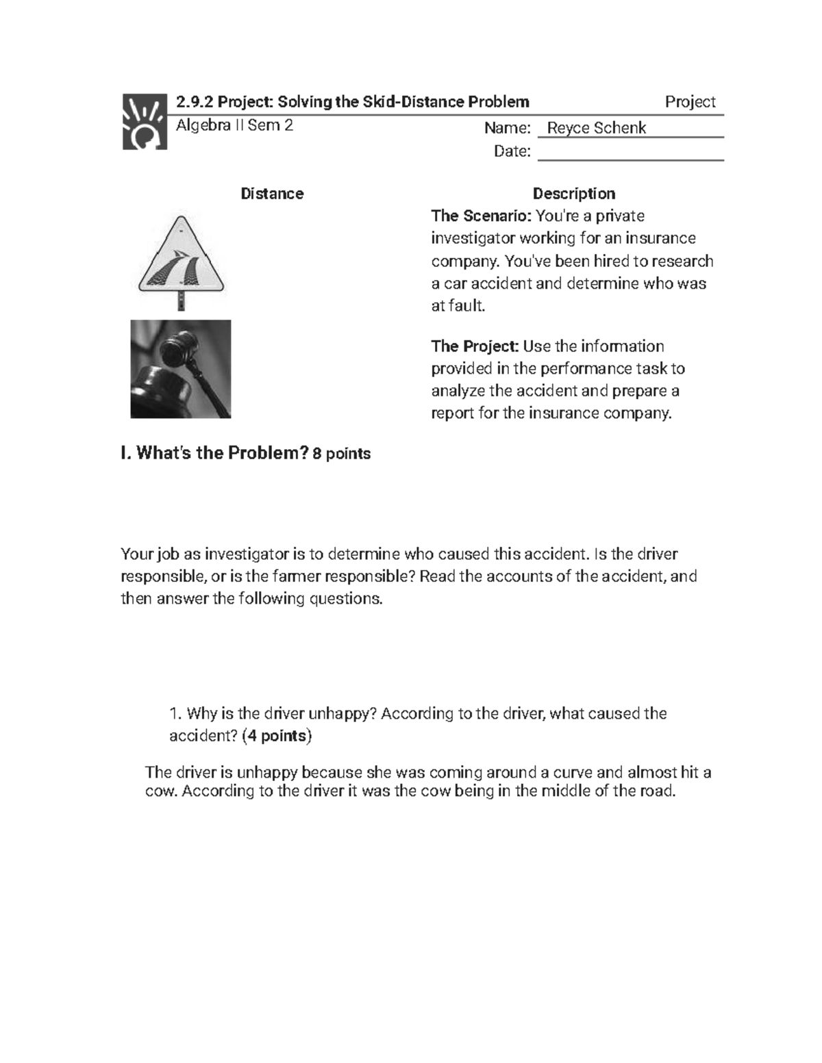 2.9.2 Project - Analyzing the Car Accident Case Study - Studocu