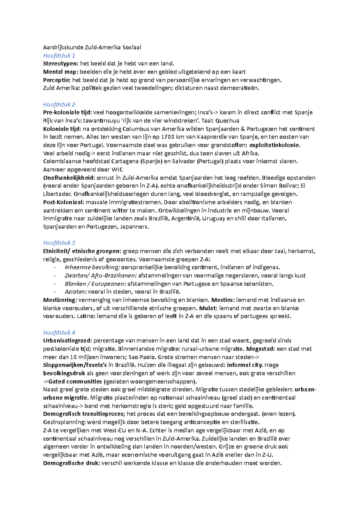 Aardrijkskunde 101: Belangrijkste Inzichten over Zuid-Amerika - Studeersnel