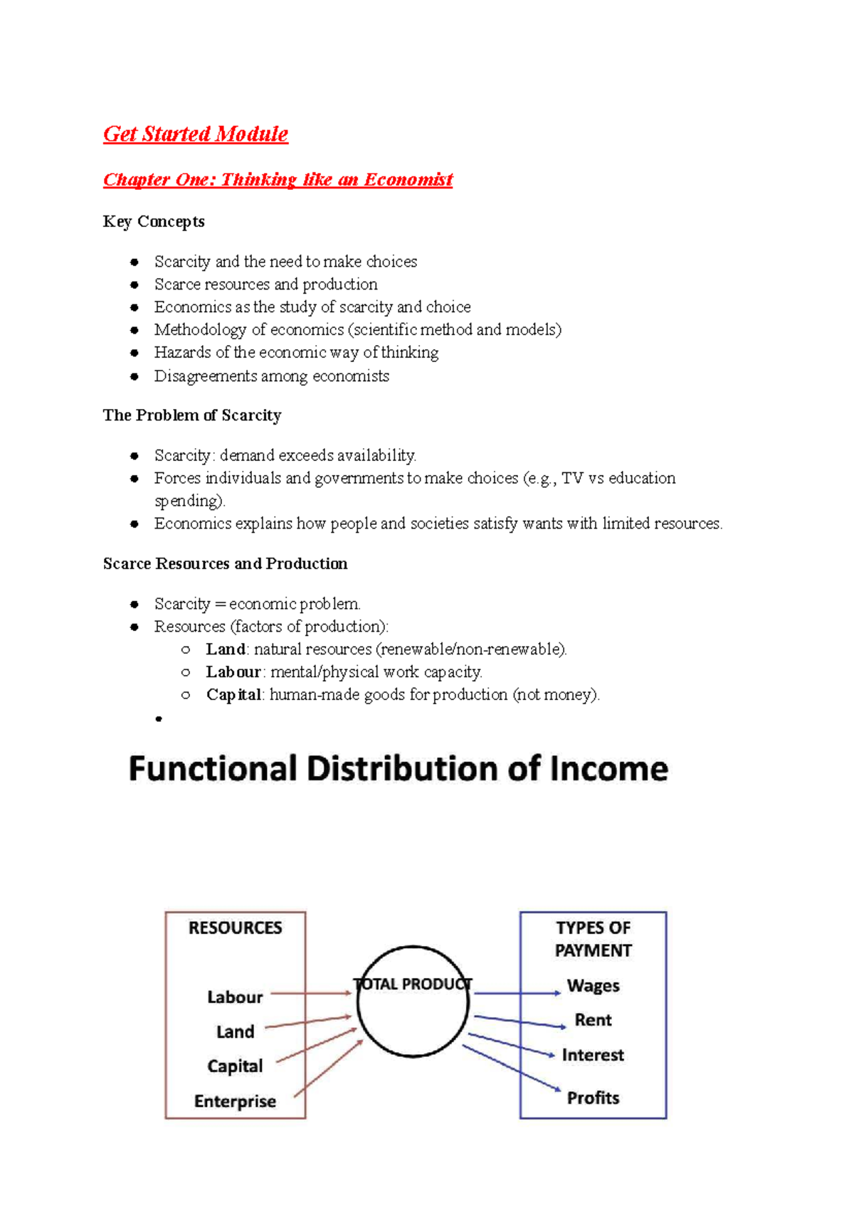 ECO 101: Key Concepts in Economics - Scarcity, Choice, and Market ...