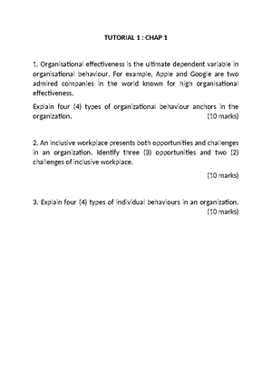 MGT430 Assessment Guidelines 20244 - Course Learning Outcome CLO 1 ...