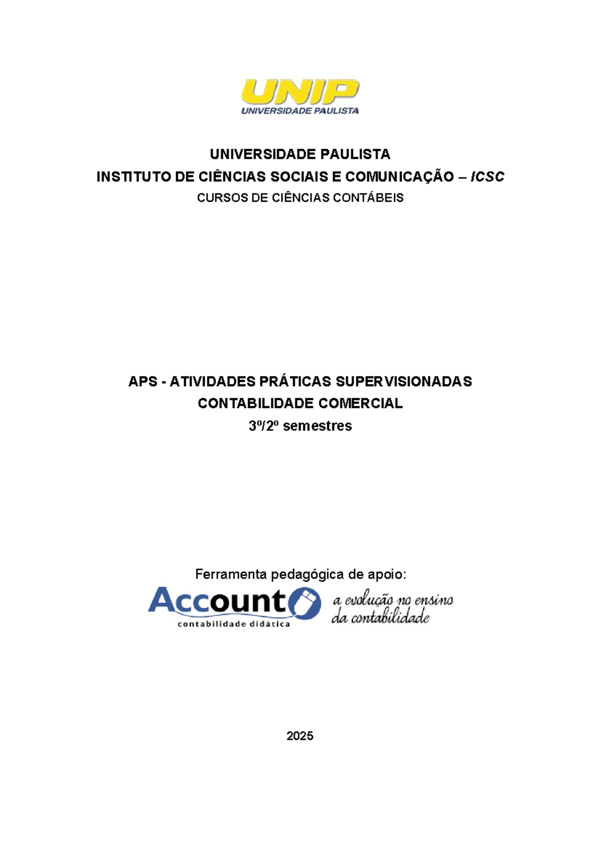 2025 - APS - Contabilidade Comercial: Guia Prático e Metodologia - Studocu