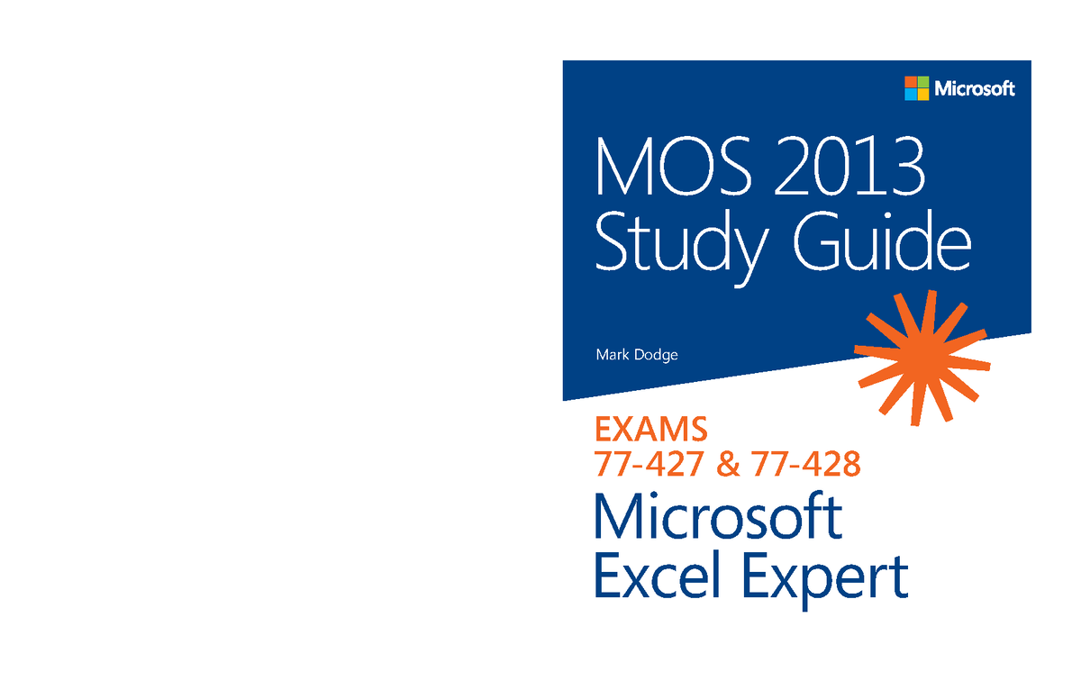 Excel Expert study guide 24hcode - spine Advance your everyday skills ...