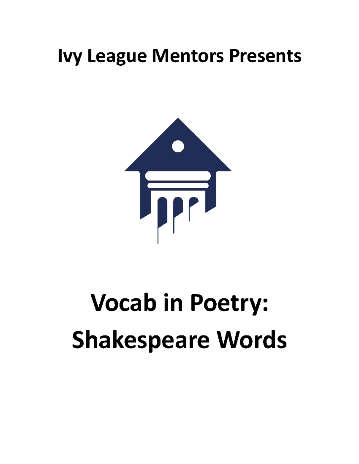 DSAT Reading & Writing: Shakespeare Vocabulary Guide - Studocu