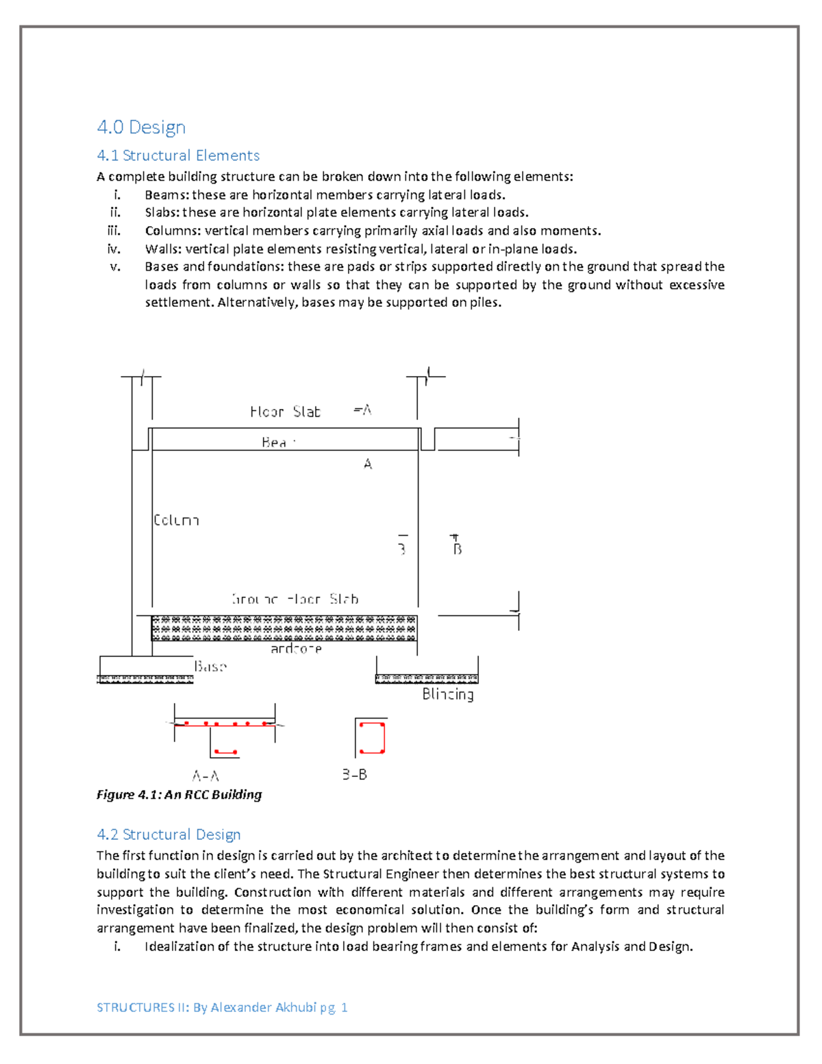 Structures II - Structural Design Concepts and Standards Notes - Studocu