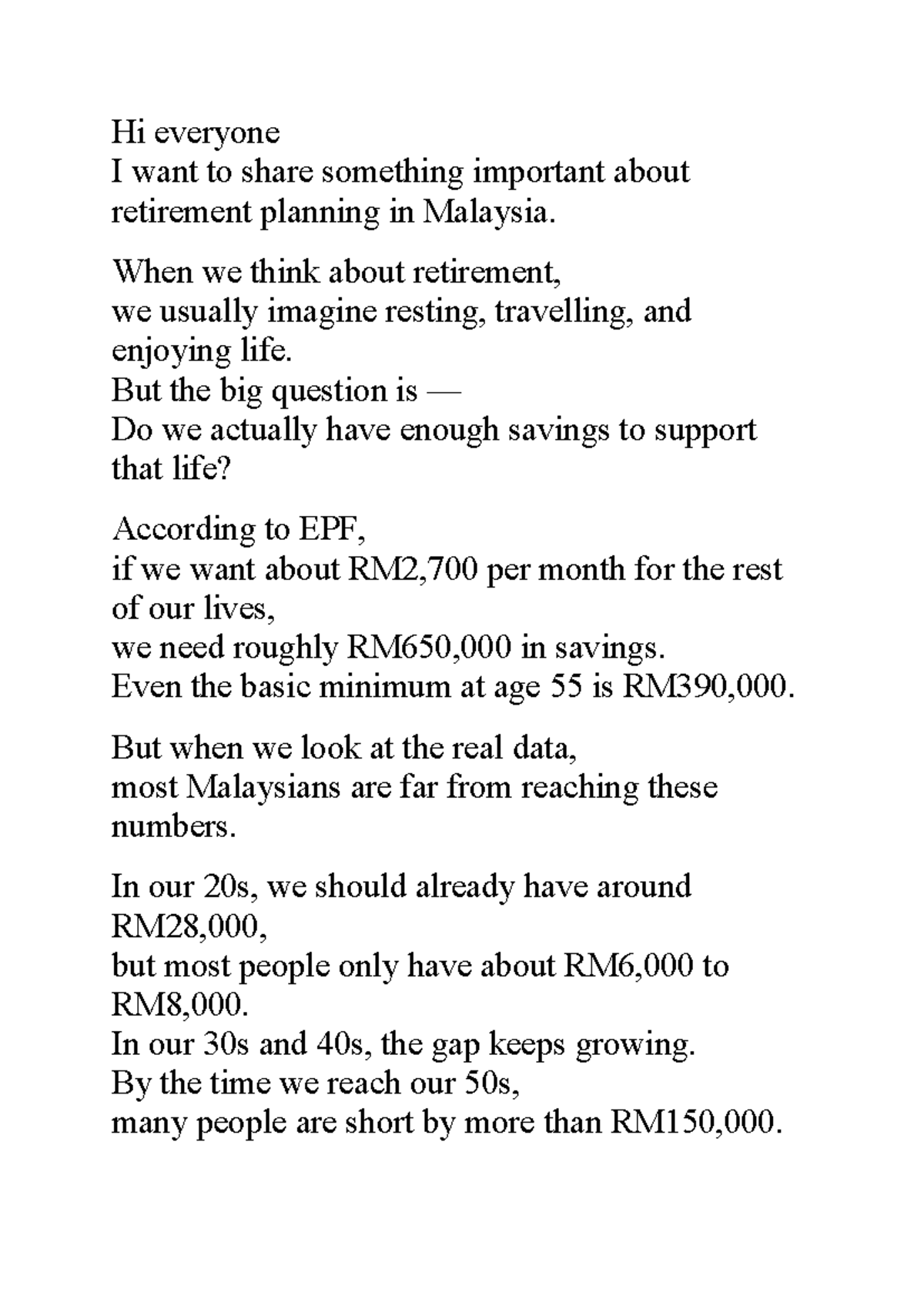 Retirement Planning in Malaysia: Key Insights and Strategies - Studocu