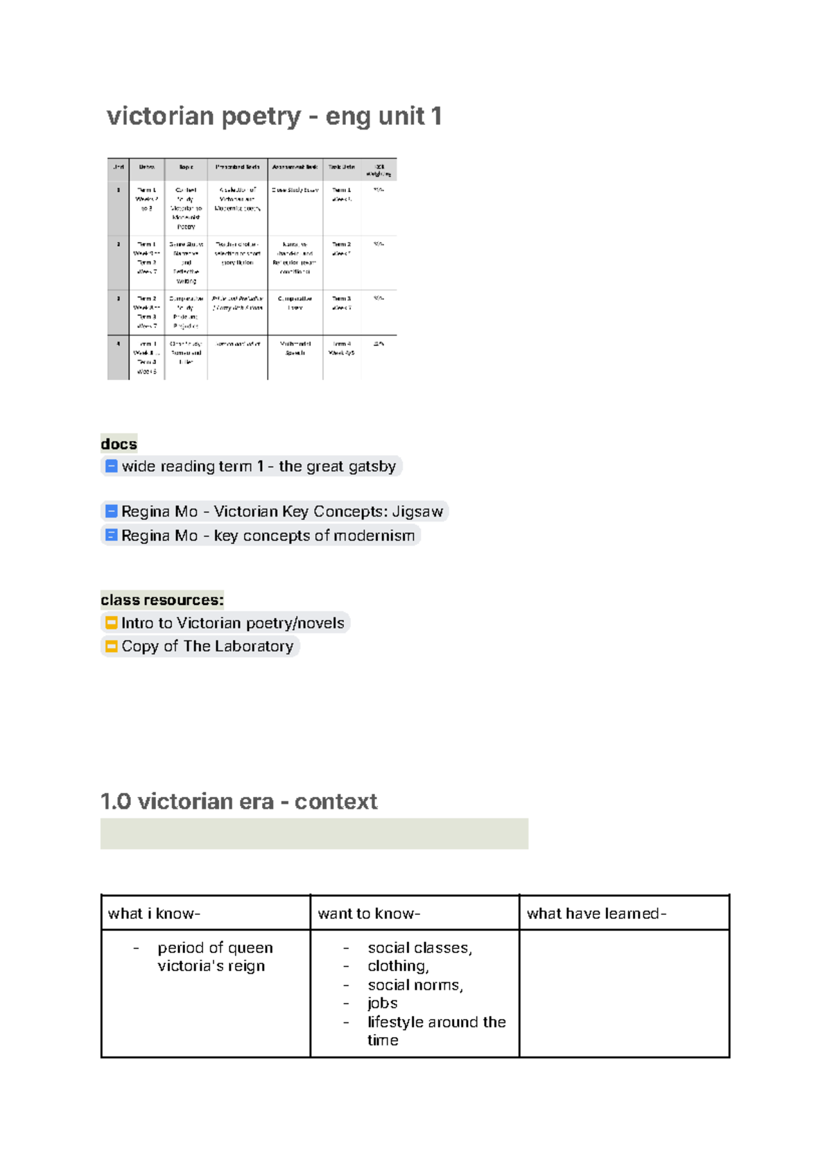 Victorian poetry - eng unit 1 (victorian era and mmodernism ...