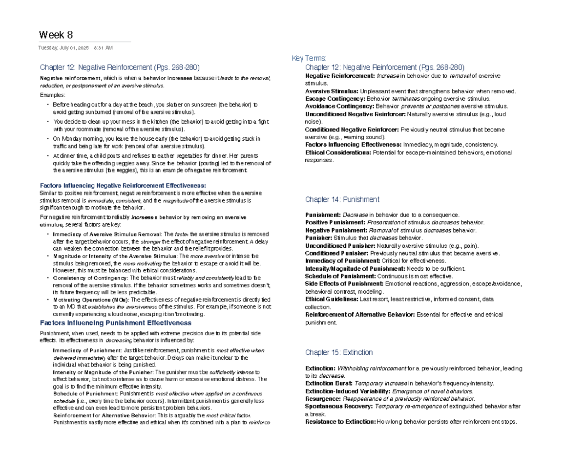 Comprehensive Guide to ABA Concepts: Negative Reinforcement ...