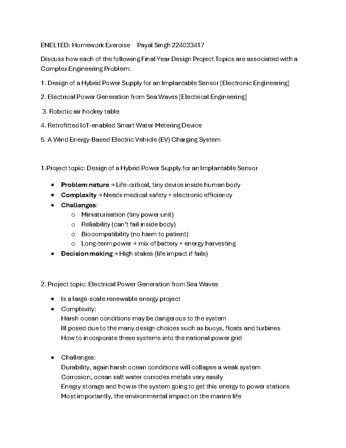 ENEL1ED: Final Year Design Project Topics & Complex Engineering ...