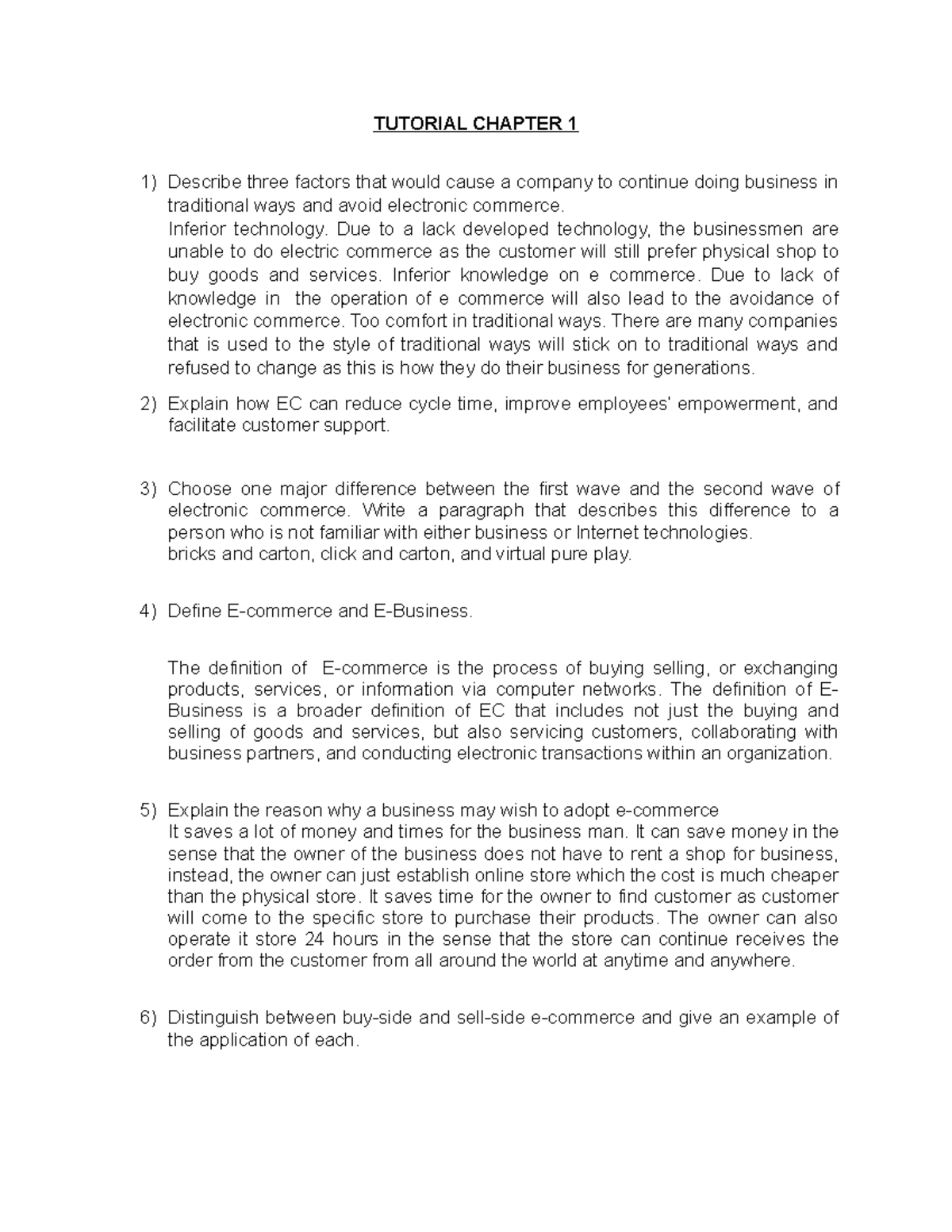 Business Management: Strategic Management Tutorial Chapter 1 Insights ...