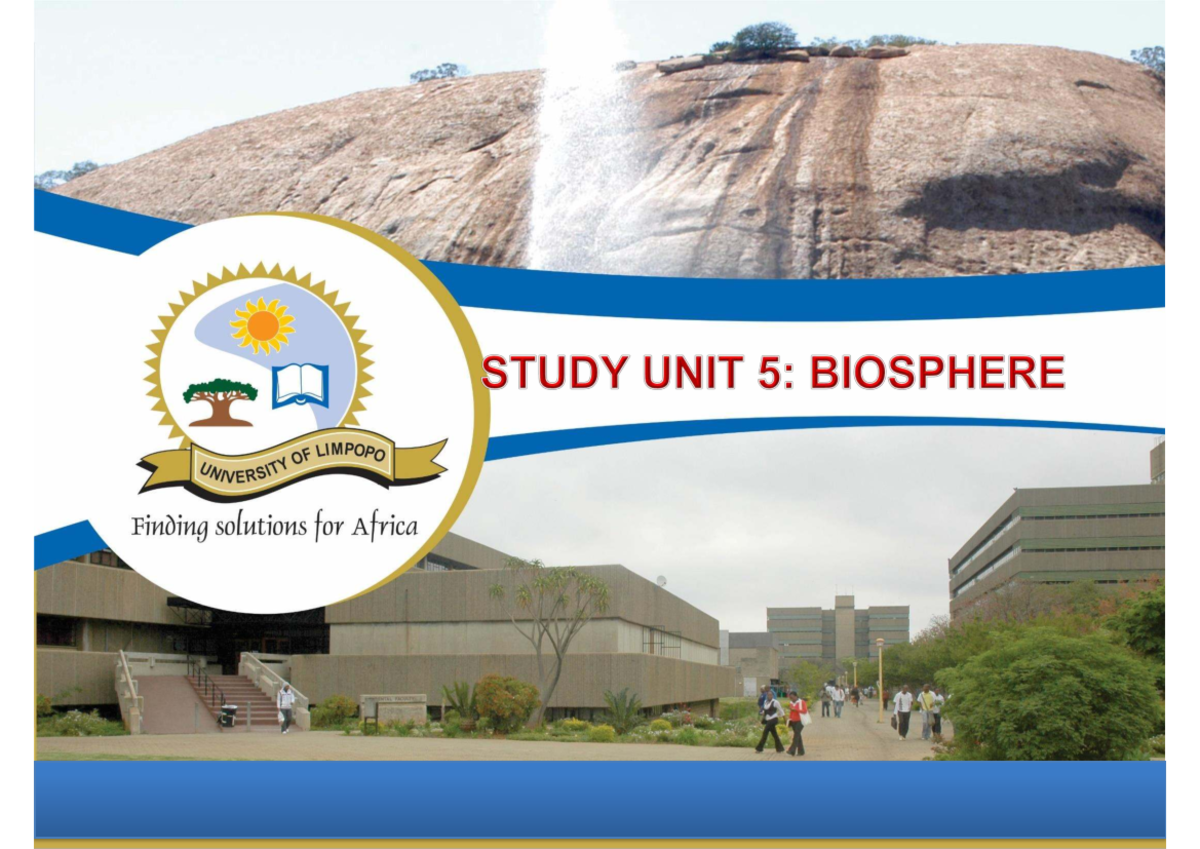 Ecology and Ecosystems Study Unit - Studocu