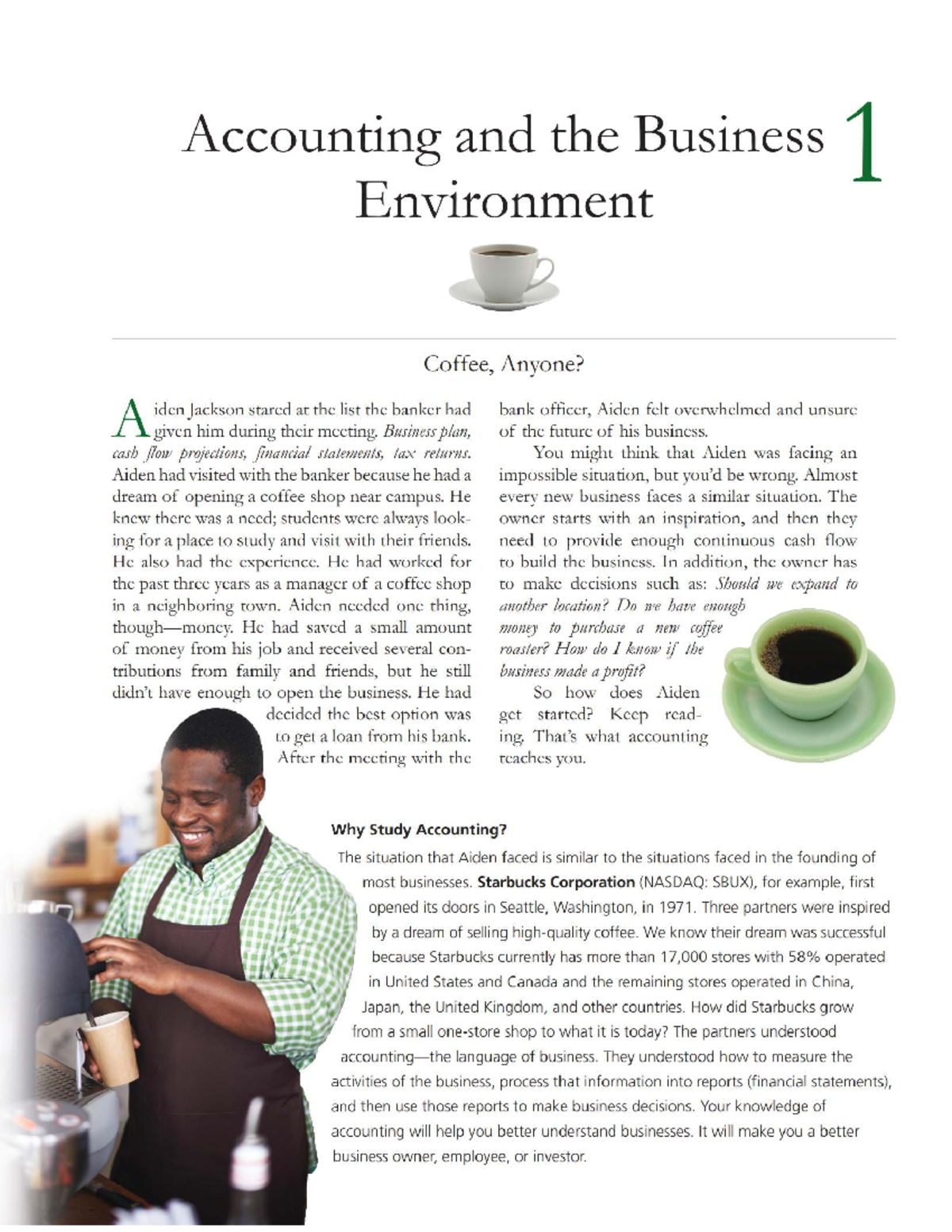 ACC 101: Understanding Accounting in Business - Aiden's Coffee Shop ...