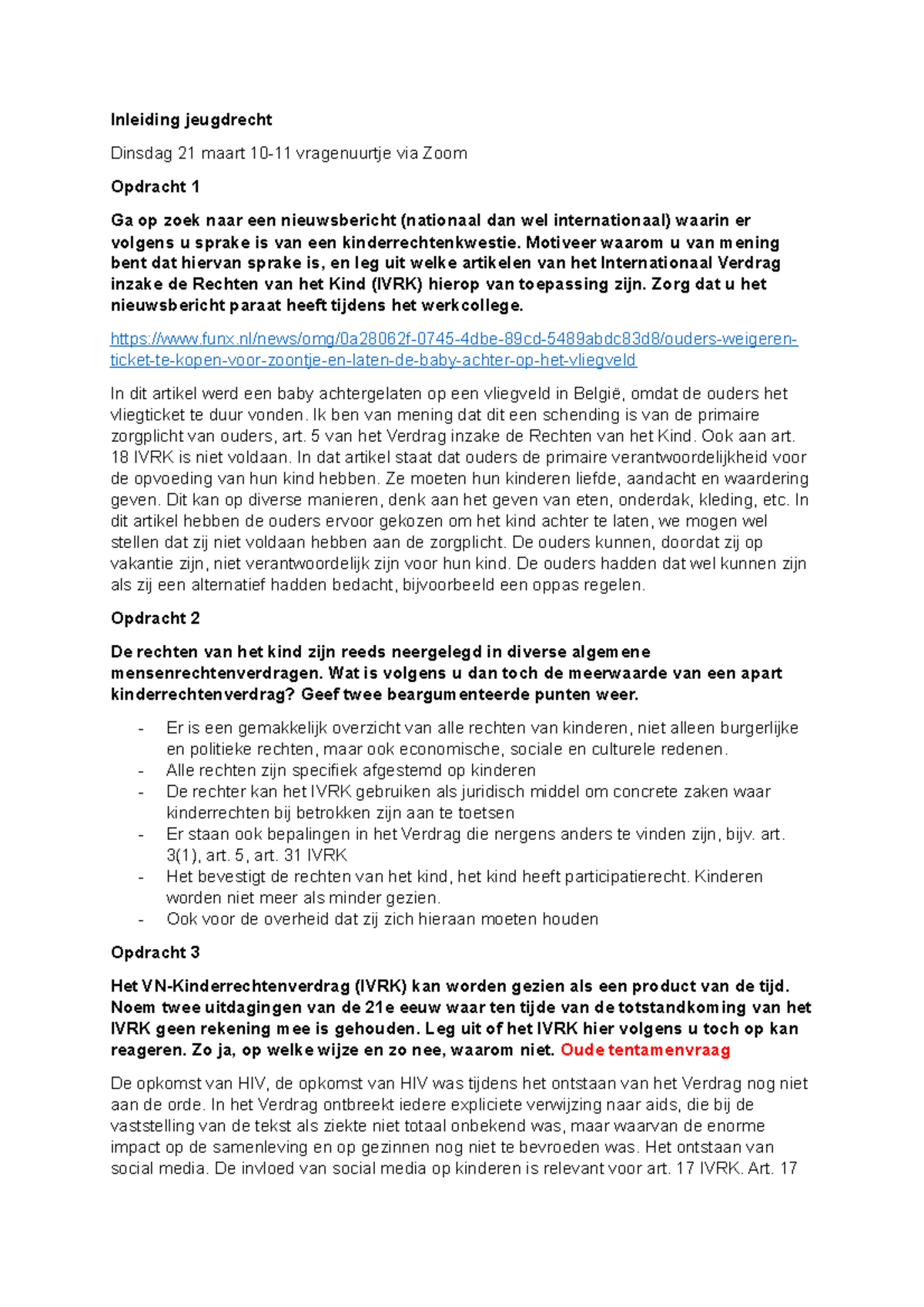 Inleiding Jeugdrecht: Discussies rond Kinderrechten en Juridische ...