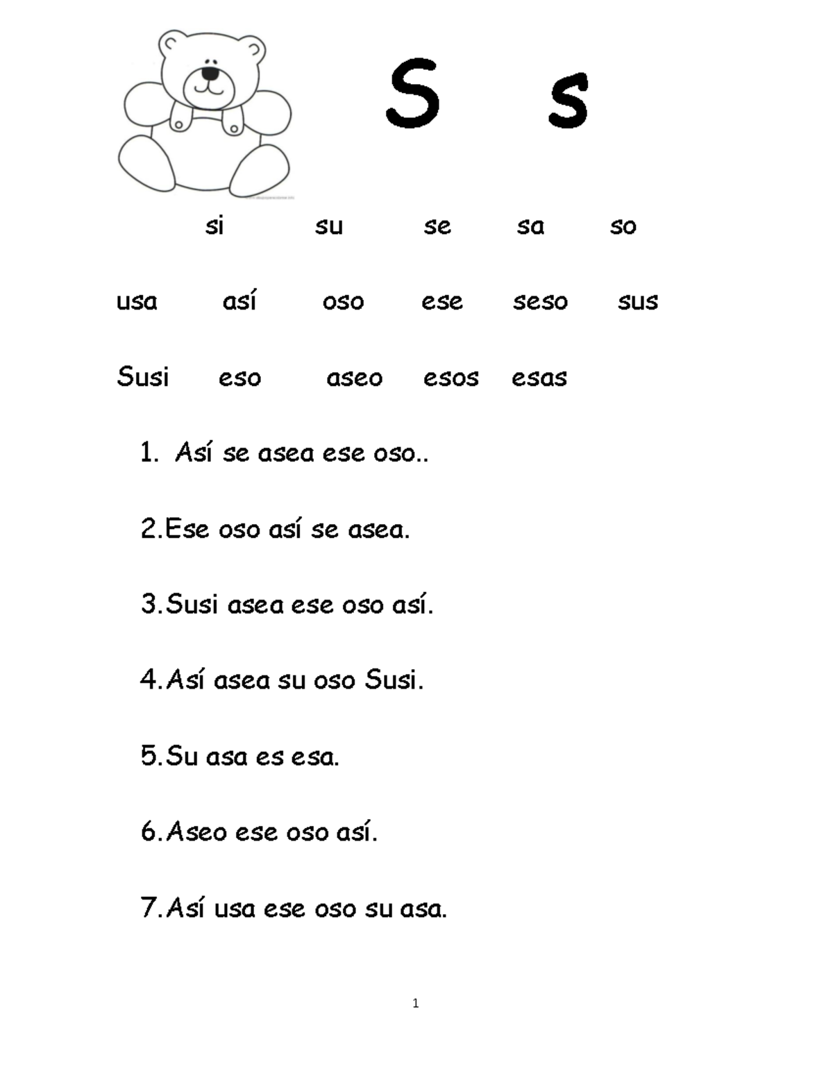 Lectura Básica - Cuadernillo de Ejercicios de Letras y Sonidos - Studocu